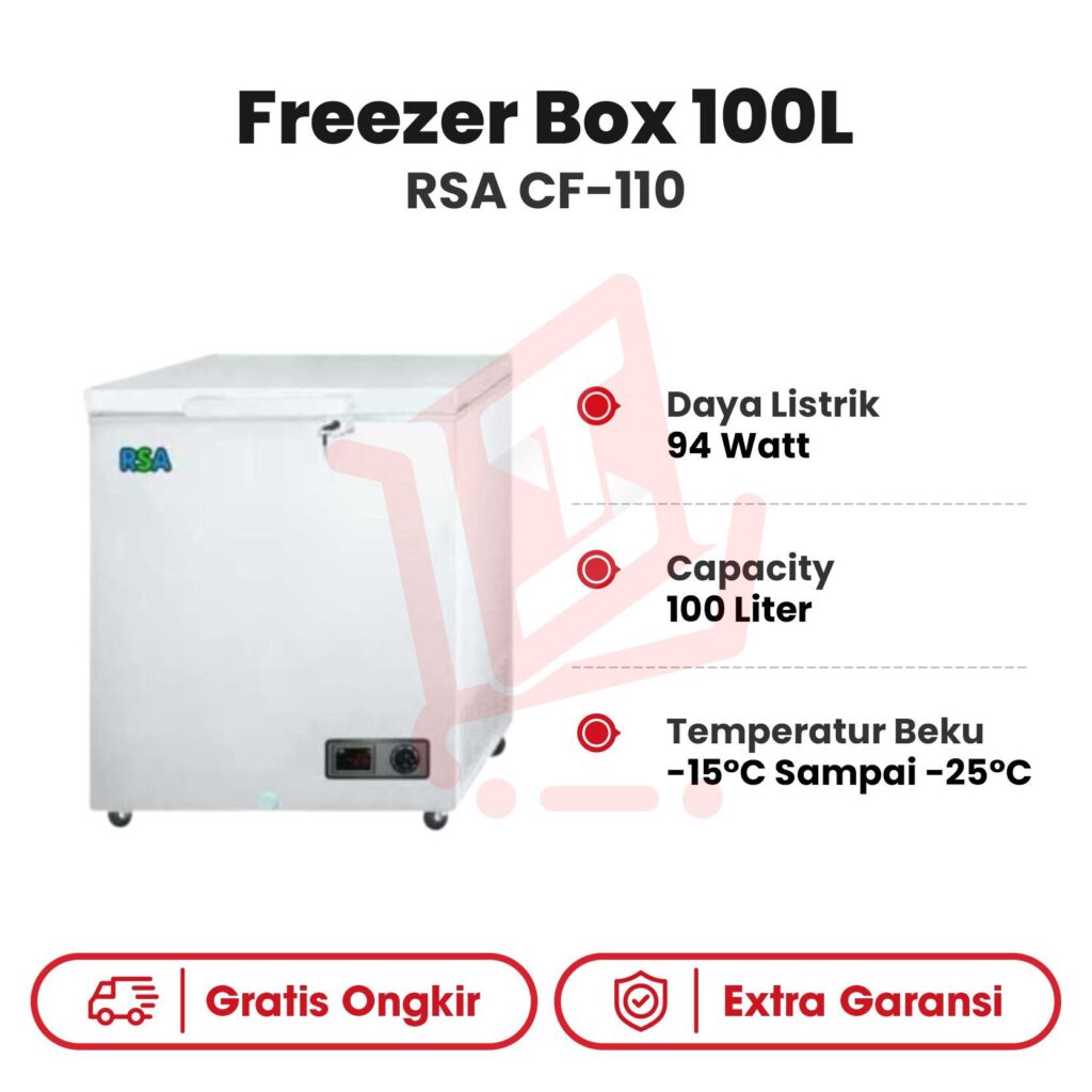 Freezer Box 100L RSA CF-110 - Topsell Indonesia